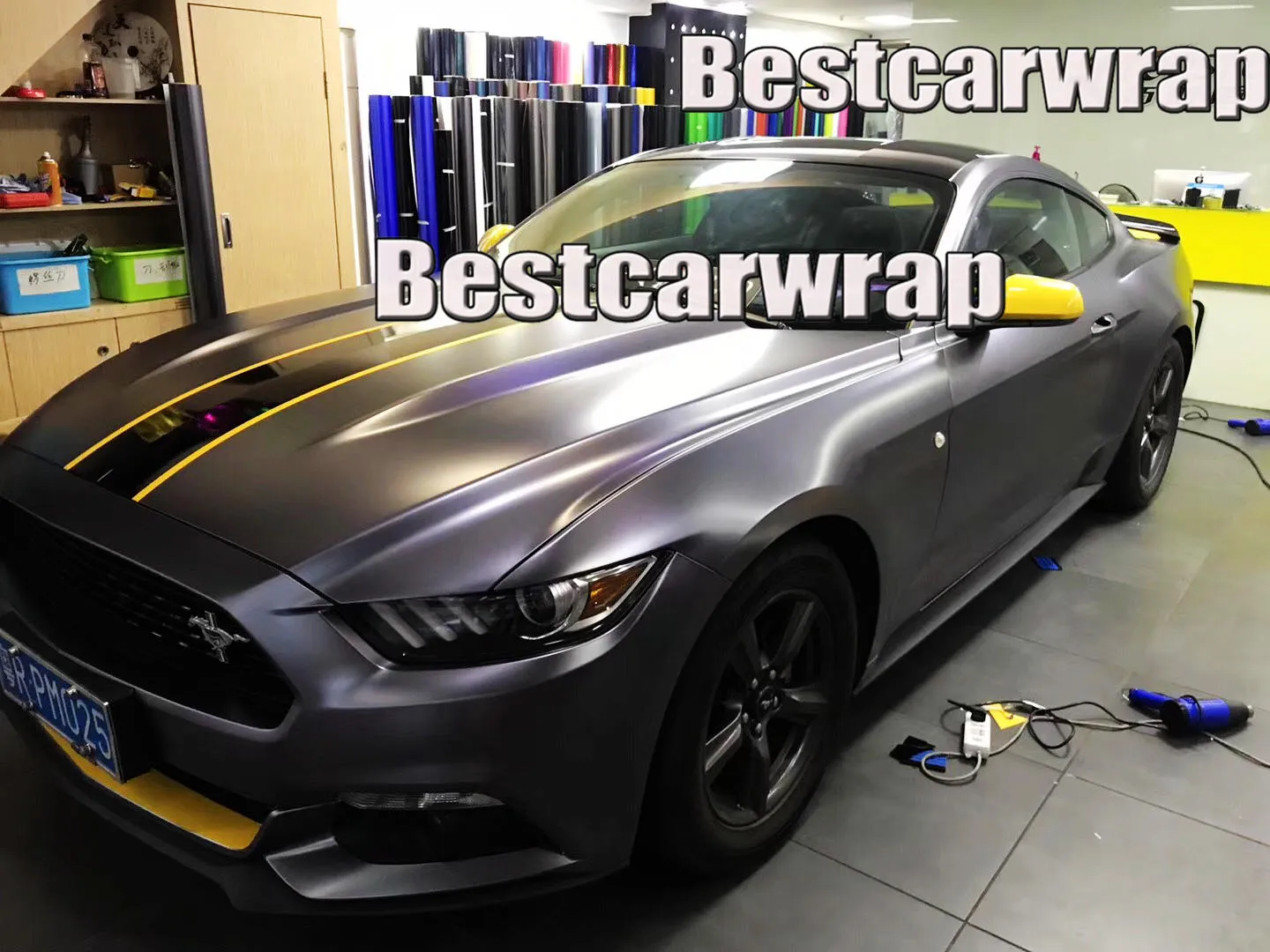 Matte Metallic Grey Car Wrap Vinyl 4.98ft X 66ft 1.52m X 20m Air ...