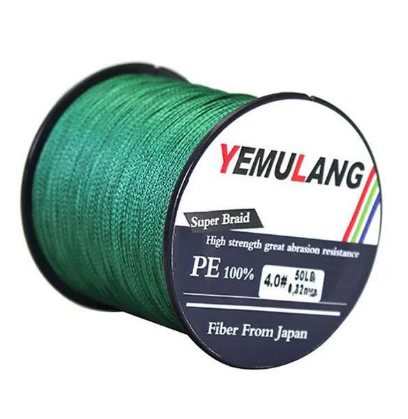 30lb Multi Colored Braided Fishing Line High Strength 4 Strands Super ...