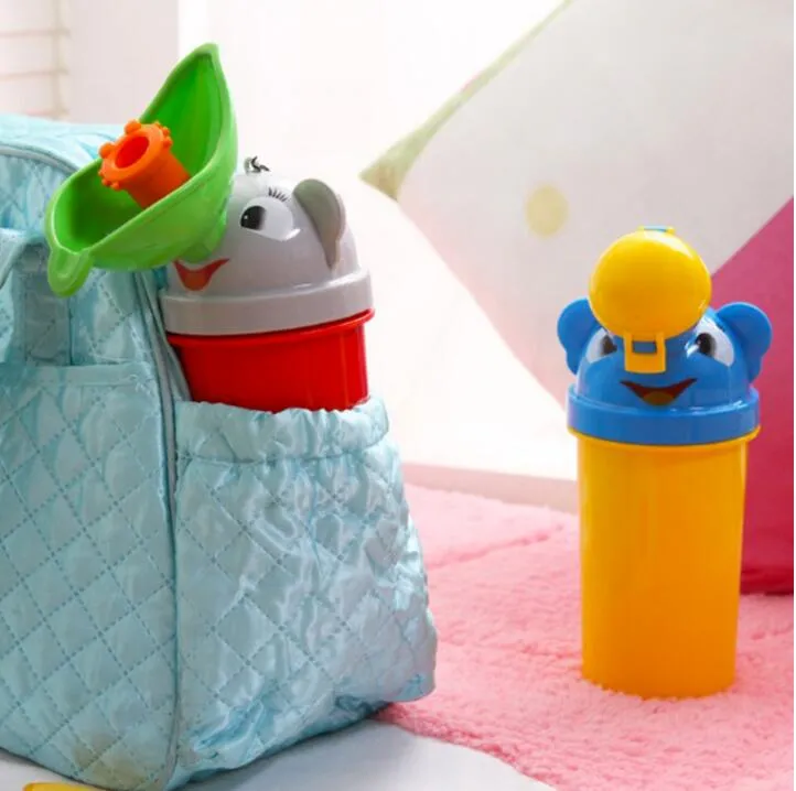 Portable Travel Urinal For Boys Cute Red Yellow Kids Potty, Portable ...