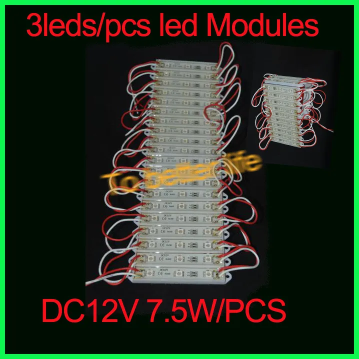 0.72W 3 Leds SMD 5050 Led Modules RGB Led Modules Waterproof 12V ...