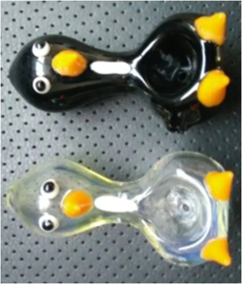 2015 Newest Penguin Glass Pipes For Smoking With Animal Duck Shape ...