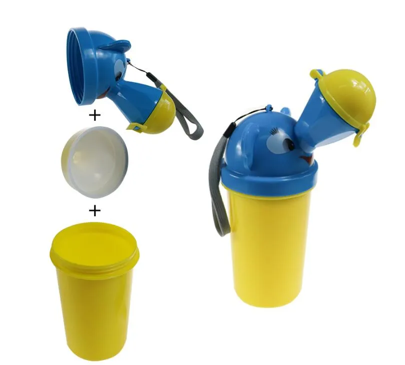Portable Travel Urinal For Boys Cute Red Yellow Kids Potty, Portable ...