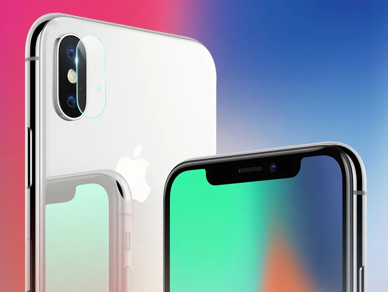 Full Cover Camera Guard For IPhone X Back Camera Lens Mobile Glass ...
