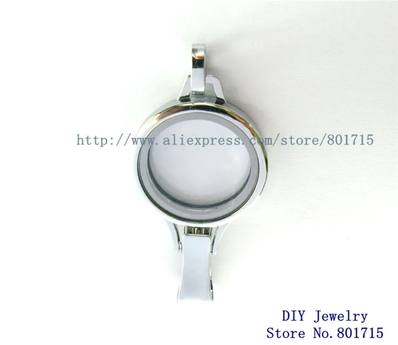 DHgate.com:5PCS Floating Memory Locket Lanyards: Stainless Steel Glass ...