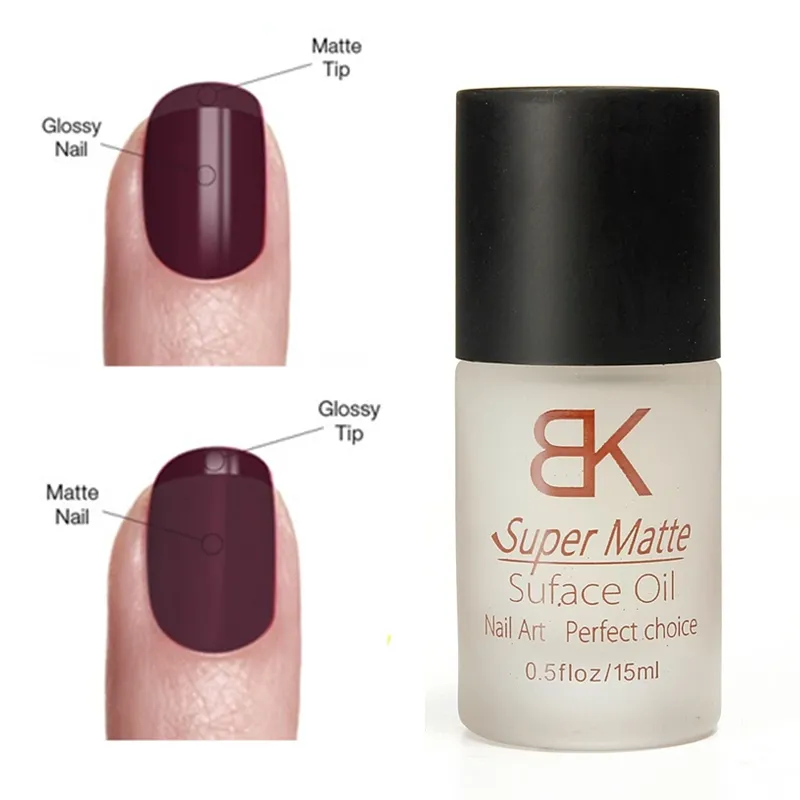 15ml Nail Polish Magic Super Matte Transparent Nail Art Gel Frosted ...