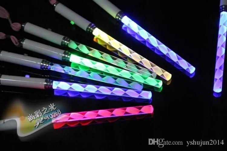 DHgate.com:LED Cheer Glow Sticks Acrylic Bubble Flash Wand for Kids ...
