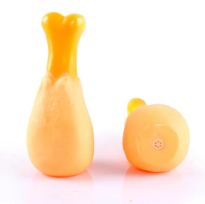 Pet Supplies Rubber Chicken Leg Dog Chew Sound Toy Dogs Cat Interactive ...