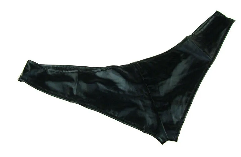 Metallic Lingerie Micro Thong Sexy G String Bikini Briefs Candy Colors ...