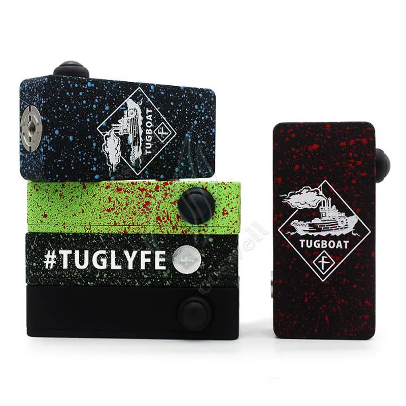 New Tugboat Box Mod Kits Tuglyfe Unregulated Vapor Mods Cubed RDA Full ...