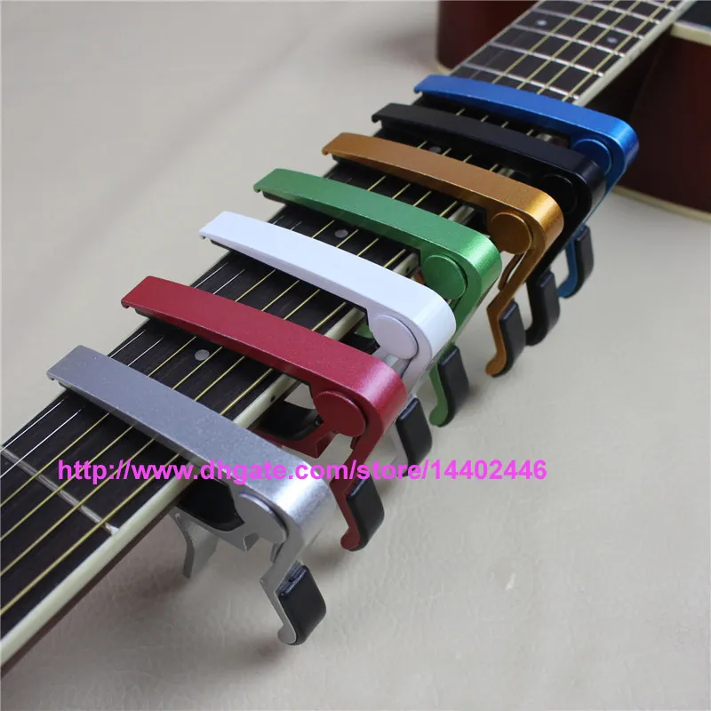 DHL Shippin Aluminum Alloy Guitar Capo Clamp For Electric Acoustic ...