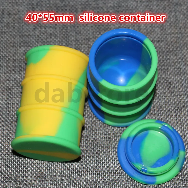 Nonstick Silicone Jar Dab Wax Container For Ecig Vaporizer 26ml Oil ...