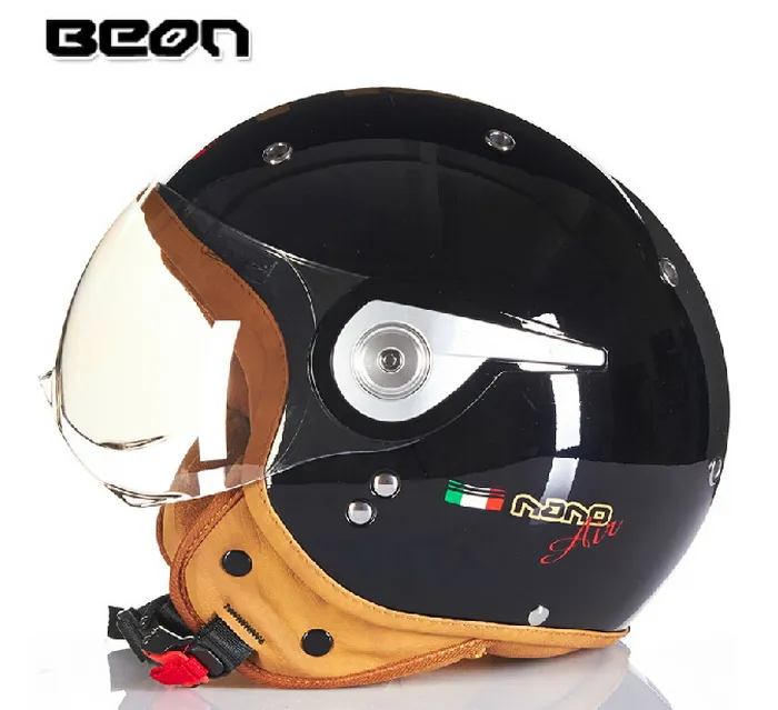 2015 Authentic Dutch Beon B110A Half Face Motorcycle Helmet ...