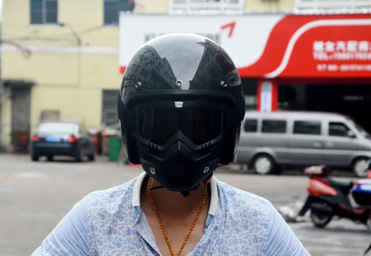 Retro Motorcycle Goggles, 2024 Authentic BEON Off Road Helmet Goggles ...