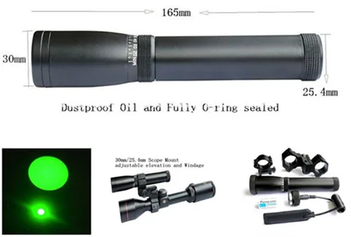 Long Range Flashlight ND Laser Designator Night Vision Hunting ...