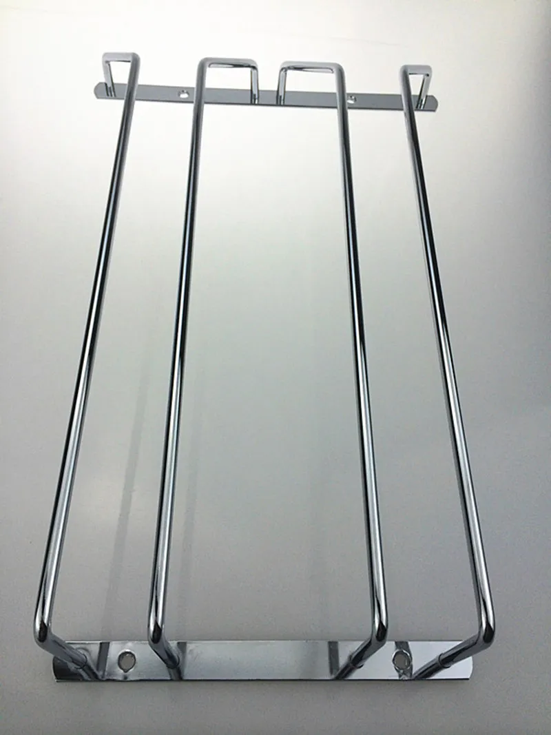 Stainless Steel Wine Glass Wall Rack Holders Hanger Bar Tools Hanging ...