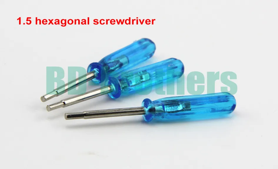 Blue 45mm Mini Screwdrivers 3.0 2.0 1.6 1.5 Phillips / 2.0 Slotted ...