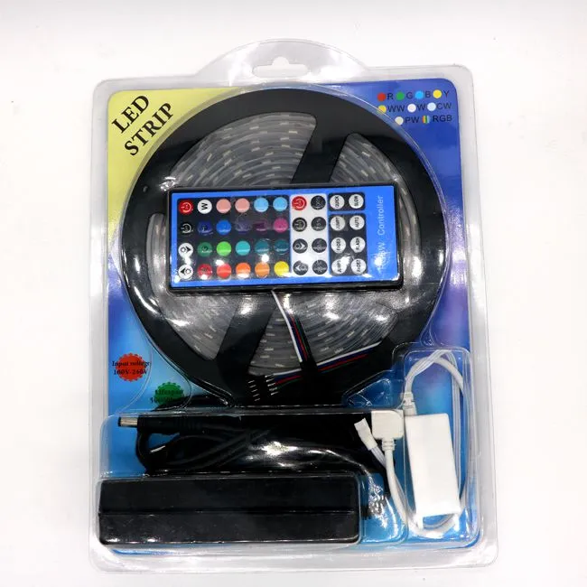 Blister Package 5M 300LEDs RGBW LED Strip Light: Waterproof IP65 DC12V ...