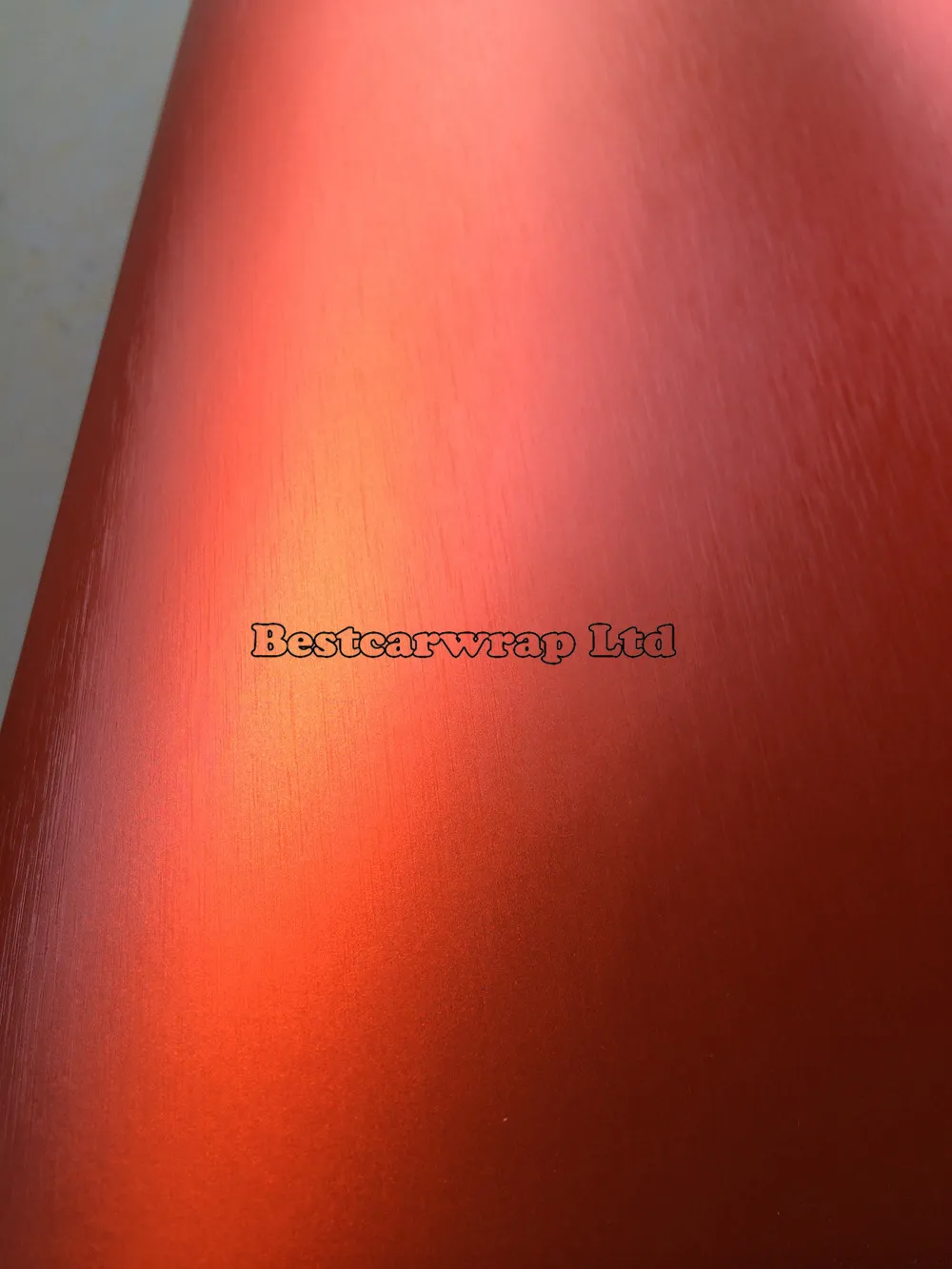 Premium Orange Brushed Chrome Aluminium Vinyl Car... From Bestcarwrap ...
