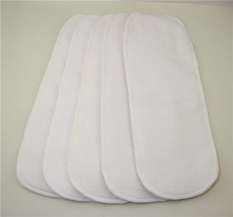 10 Pack Microfiber Cotton Diapers For Babies 3 Layers, Washable ...