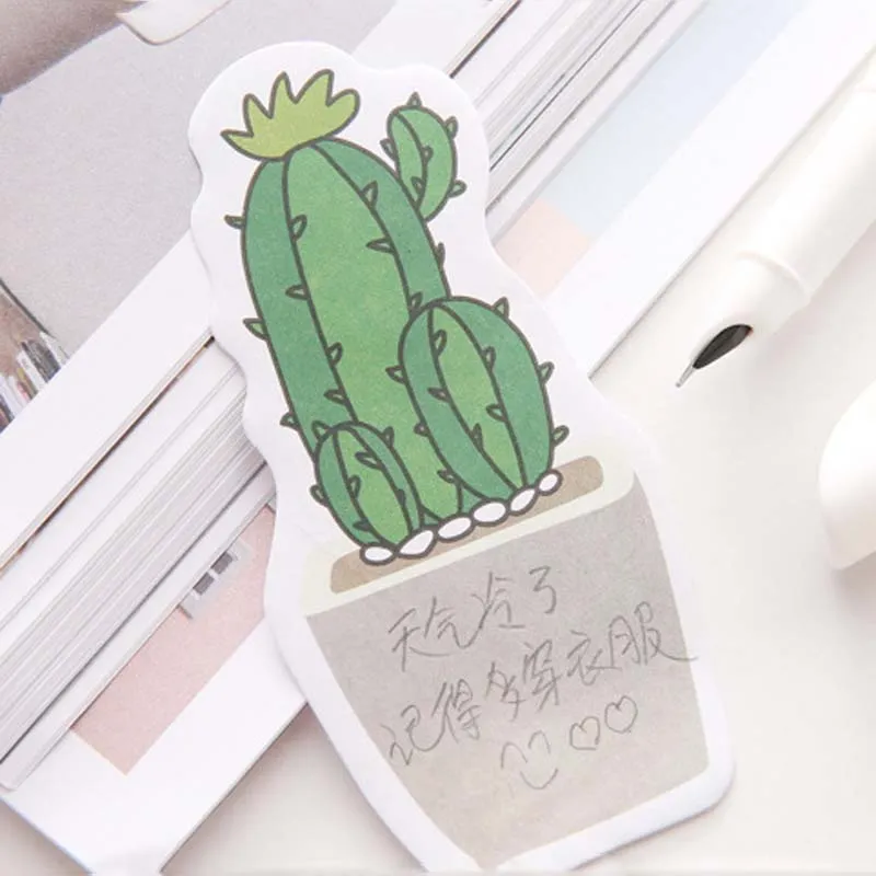 Cute Cactus Sticky Note Pads Memo Book With 120... From Eshop2019, $67. ...