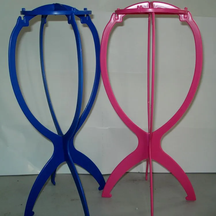 Foldable Portable Wig Stand Head Hat Cap Holder Display Tool Hair ...