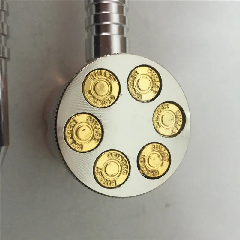 Metal Herb Grinder Tobacco Grinder, Bullet Rotating Pipe Style Smoking ...