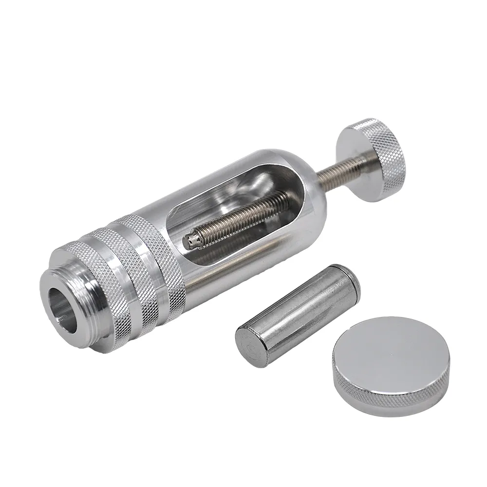 Metal Pollen Press Presser Compressor Herb Grinder Tobacco Spice ...
