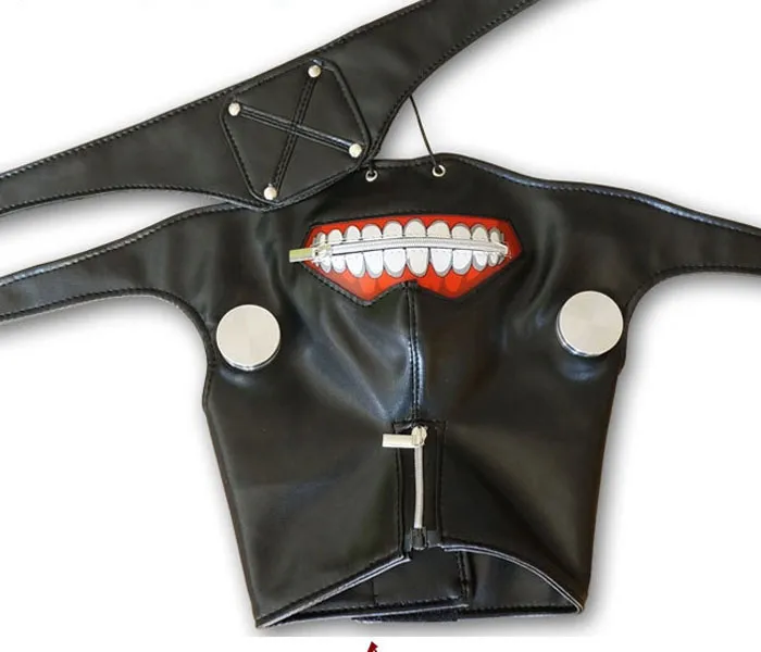 Kaneki Ken Tokyo Ghoul Mask: Adjustable Faux Leather Cosplay Mask For ...