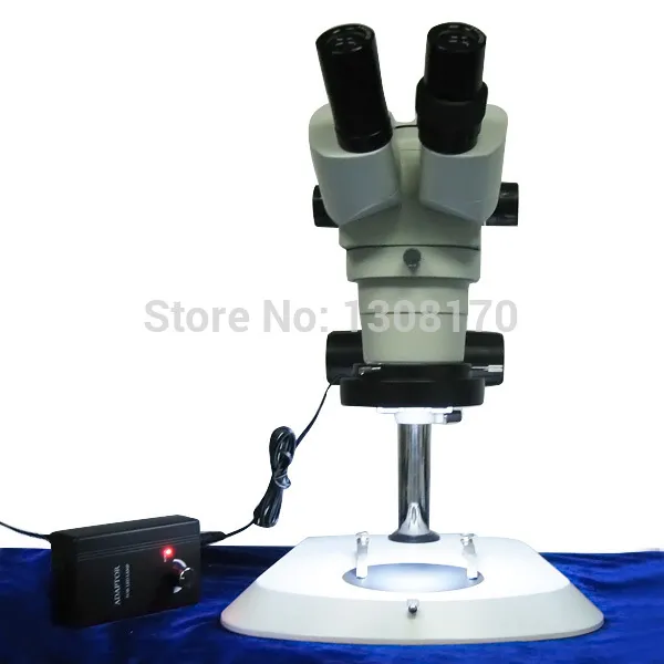 Microscope Illuminator Ring Light with 48 White LED Bulbs 74mm Mounting ...