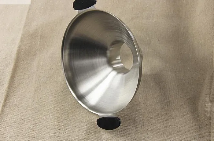 Canning Funnel Stainless Steel Large Caliber Funnel Kit: Oil Drain Wine ...