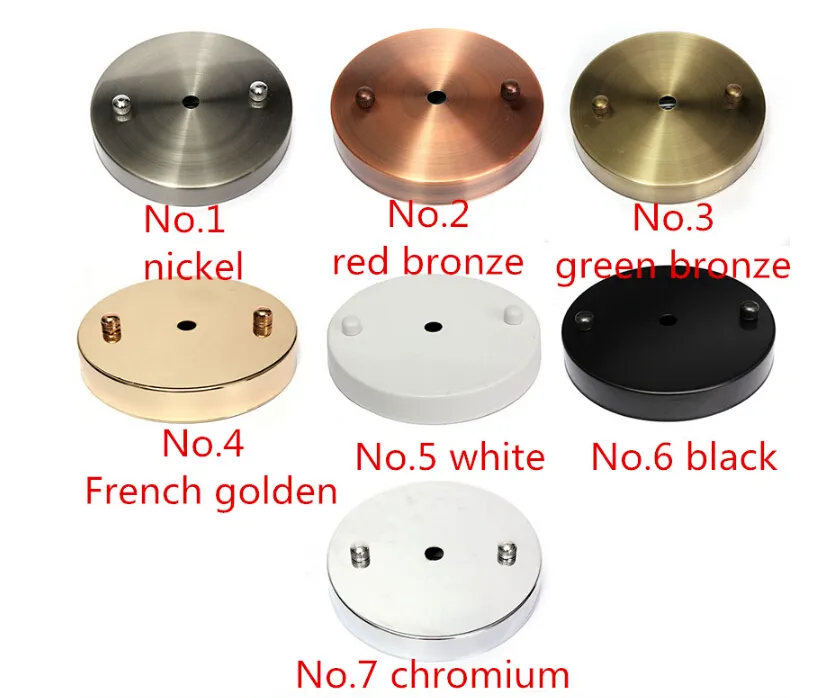 Ceiling Lighting Plates: Round Fixture Base For Pendant Lights & Wall ...