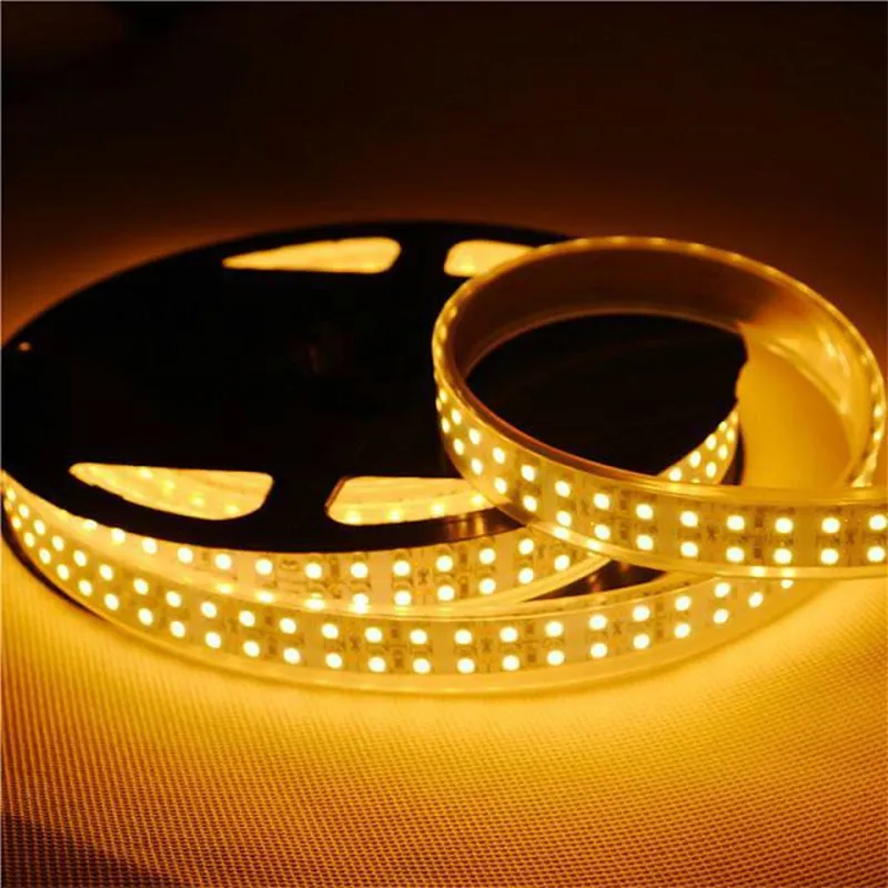 Flexible Yellow Led Strip Lights 5M IP20 Non Waterproof Indoor Lighting ...