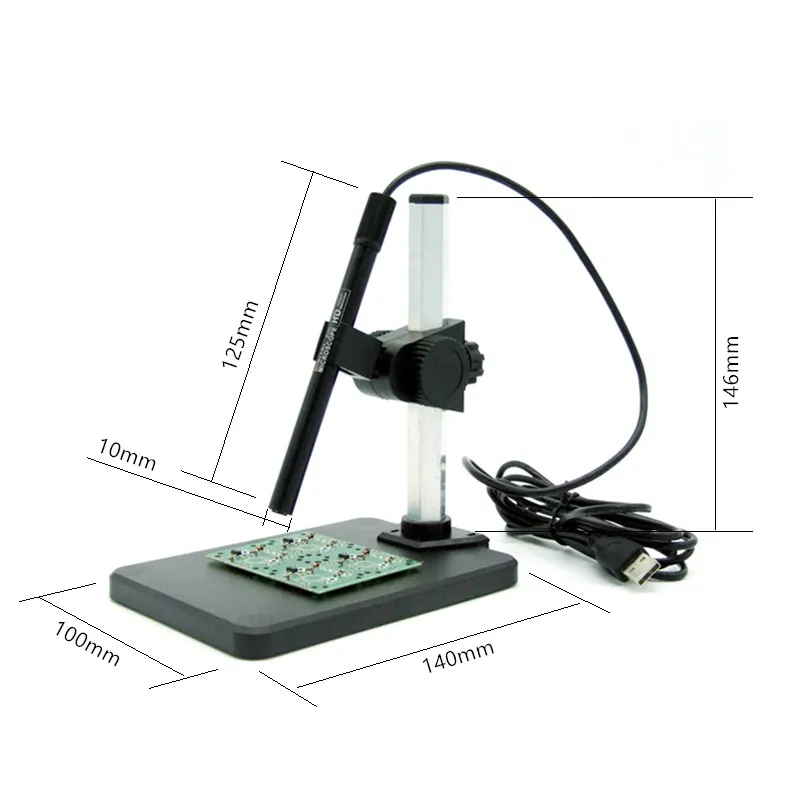 Wholesale USB Digital Microscope, HD 1 600X Magnification Camera With 8 ...