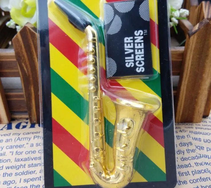Bongs For Sale: Compact Metal Saxophone Pipe Portable Design, Filter ...