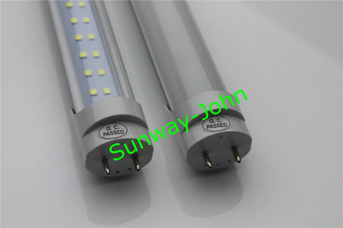 Double Row 8ft T8 LED Light Tubes 72W 7200 Lumens FA8 Single Pin Bright ...