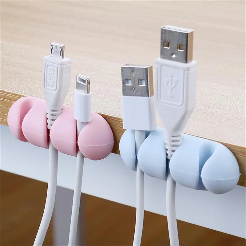 DHgate.com:2-Pack Silicone Cable Winder, Solid Color Cable Holder ...
