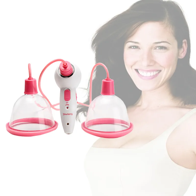 Breast And Hip Massage Breastr Set With Vacuum Cupping Pump And Massage