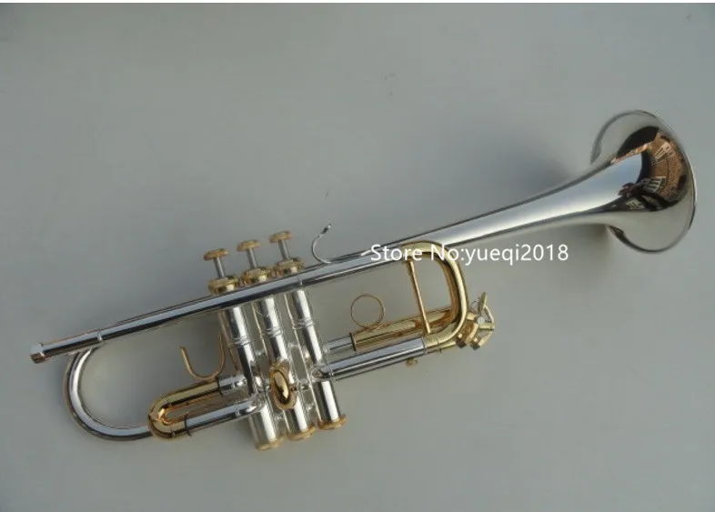 DHgate.com:Trumpet C Tone C180SML-239 Silver Brass Key Top Musical ...
