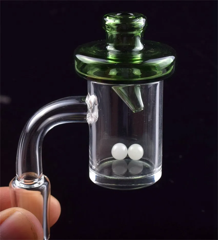 DHgate.com:Premium Quartz Banger Set with Colored Glass Carb Cap ...