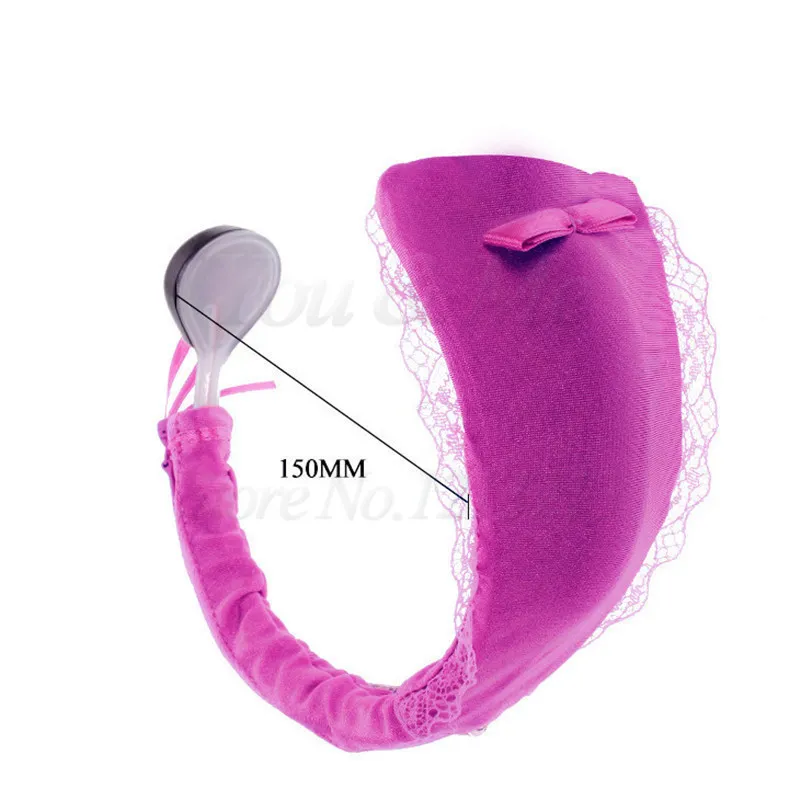 10 Speed Invisible Wearable C String Vibrating Panties Female Underwear Strapon Clitoral ...