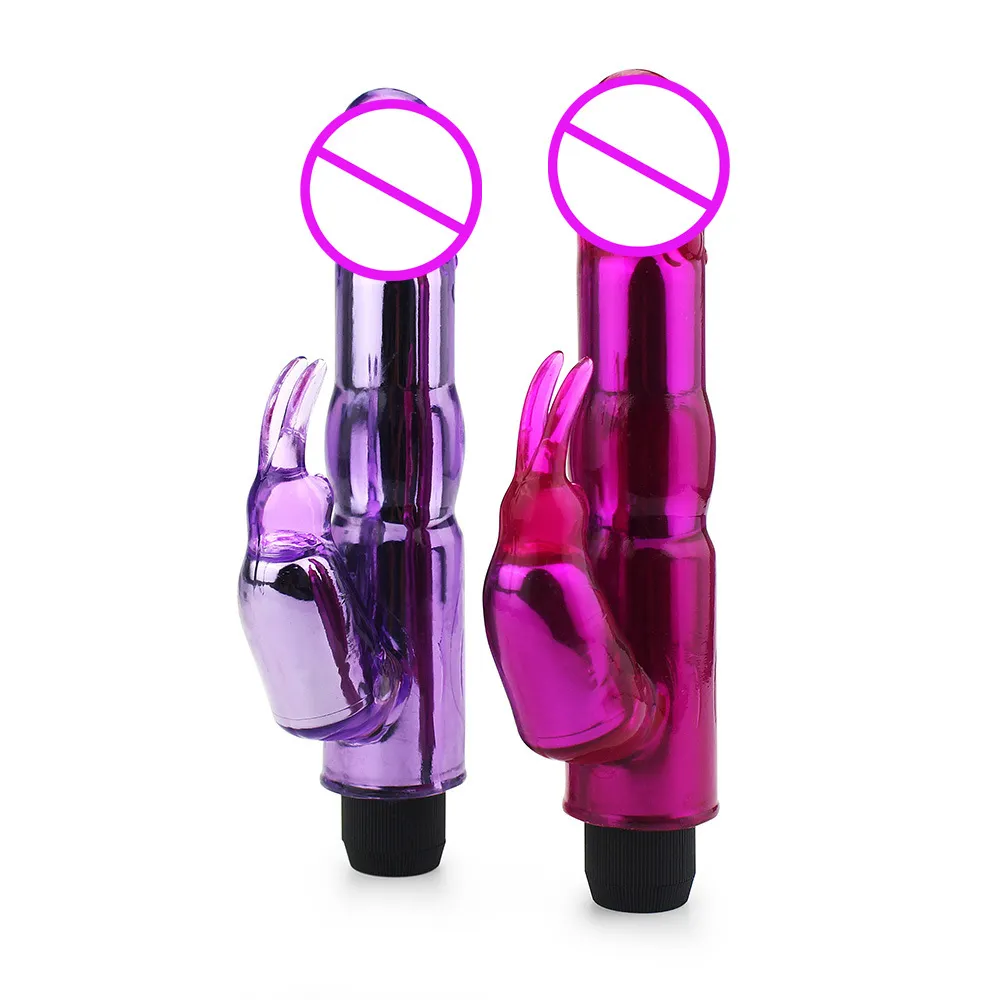 Adult Sex Toys Simulation Rabbit Vibrating Stick Silicone G Point