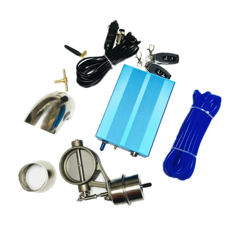 Remote Controlled Exhaust Cutout Valve Kit - Stainless Steel Vacuum ...