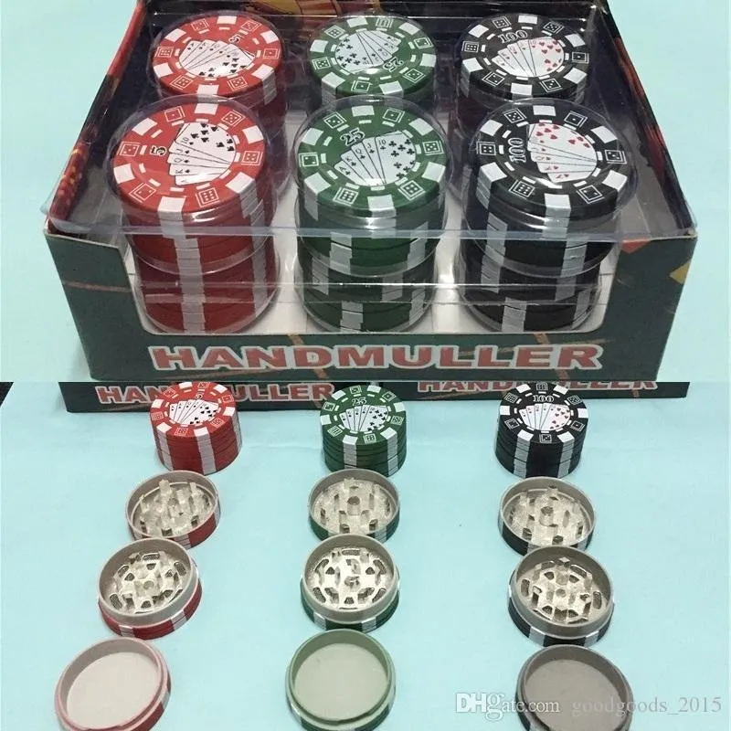 Portable 3 Parts Tobacco Grinders /Box, Creative Metal + Plastic, Fast ...