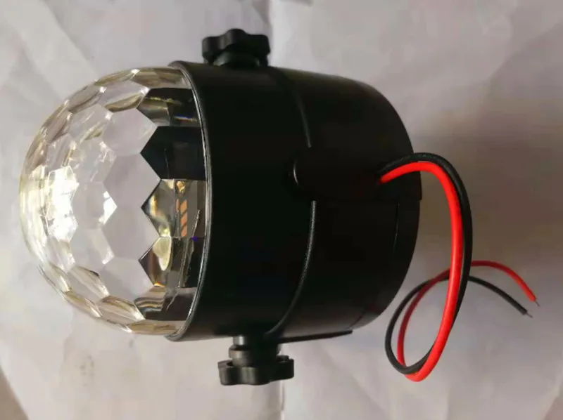 3w EU/US Plug Sound Activated RGB LED Crystal Stage Light Magic Ball Disco DJ Laser Lighting For ...