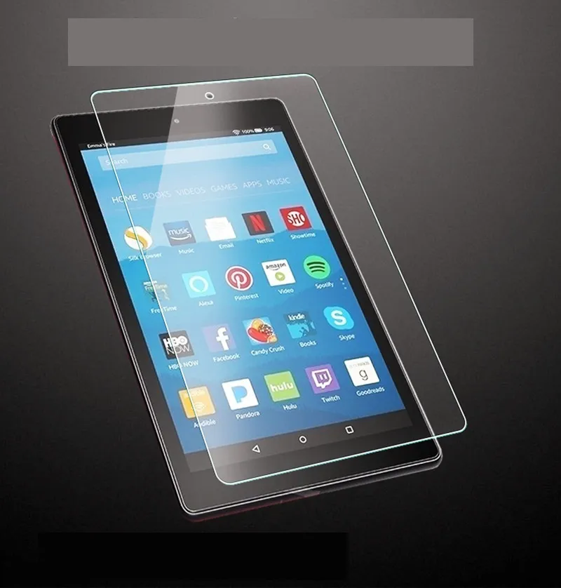 Premium 9H Tempered Glass Screen Protector - For Kindle Fire 7, HD 7 ...
