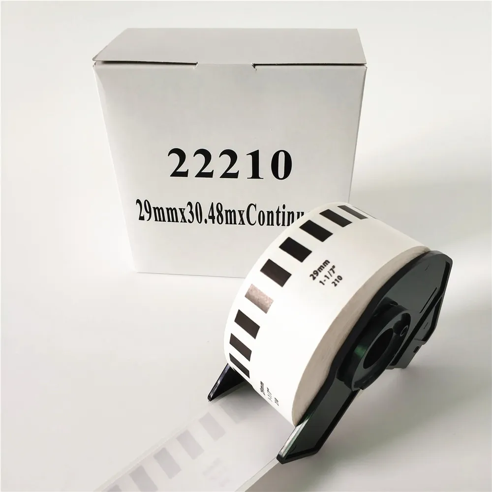 Premium Quality Continuous Labels, 6 Rolls, 29mm x 30.48m - Ideal for ...