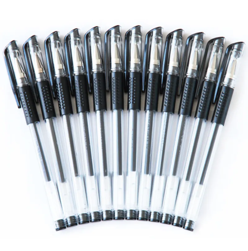 Premium 0.5mm Black Gel Pens - Smooth Writing, Long Lasting Ink, Ideal ...