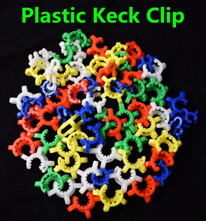 10mm 14mm 18mm Joint Plastic Keck Clip Laboratory Lab Clamp Bong Clip ...