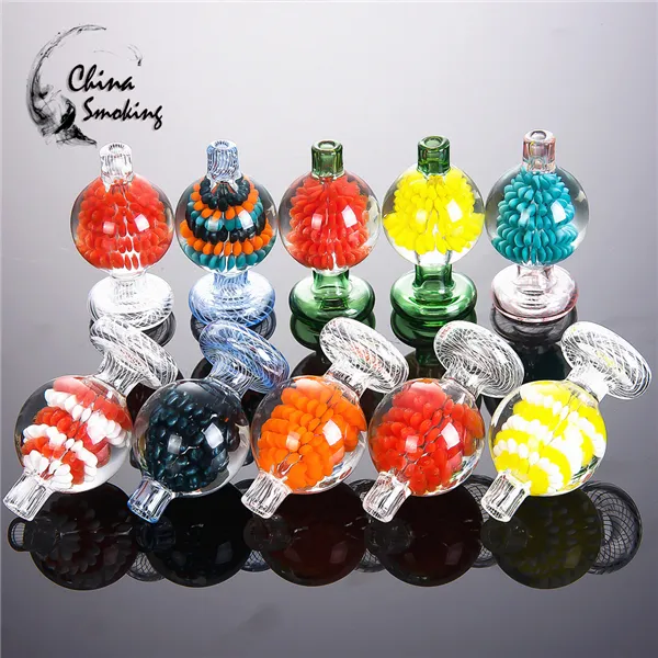 Premium Colored Glass Carb Cap 25mm OD | Durable Quartz Banger Bubble ...