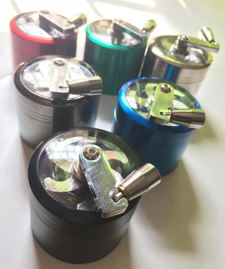 Premium Tobacco Grinder: 55mm Metal Herb Grinder, Zinc Alloy Smoke ...